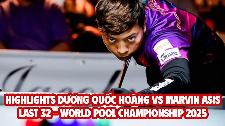Highlights Dương Quốc Hoàng vs Marvin Asis - Last 32 - World Pool Championship 2025 | 1 tập